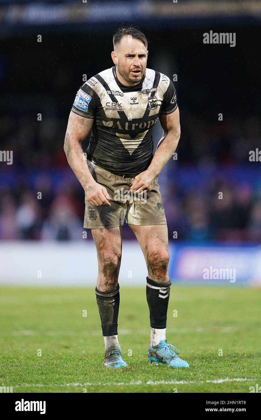 Hull FC's Darnell McIntosh during the Betfred Super League match at the ...