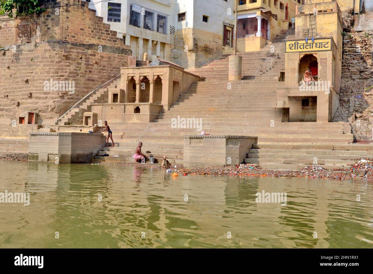 varanasi old city of india Stock Photo - Alamy