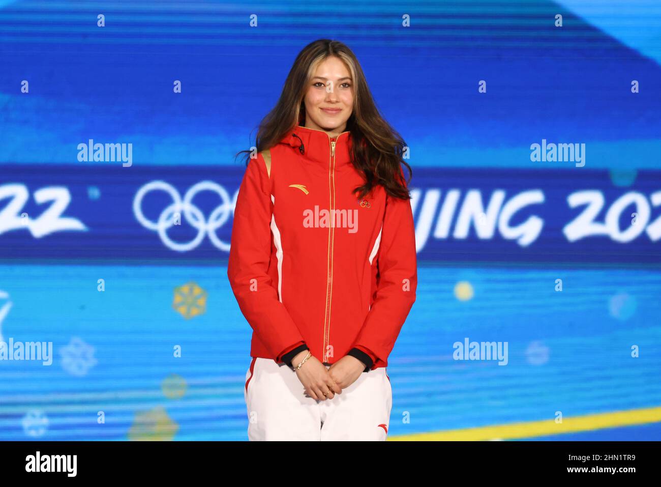 Beijing, China. 8th Feb, 2022. Ailing Eileen Gu (CHN) Freestyle Skiing ...