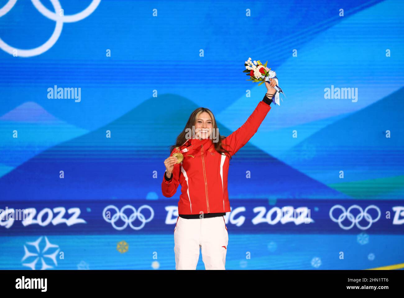 Beijing, China. 8th Feb, 2022. Ailing Eileen Gu (CHN) Freestyle Skiing ...