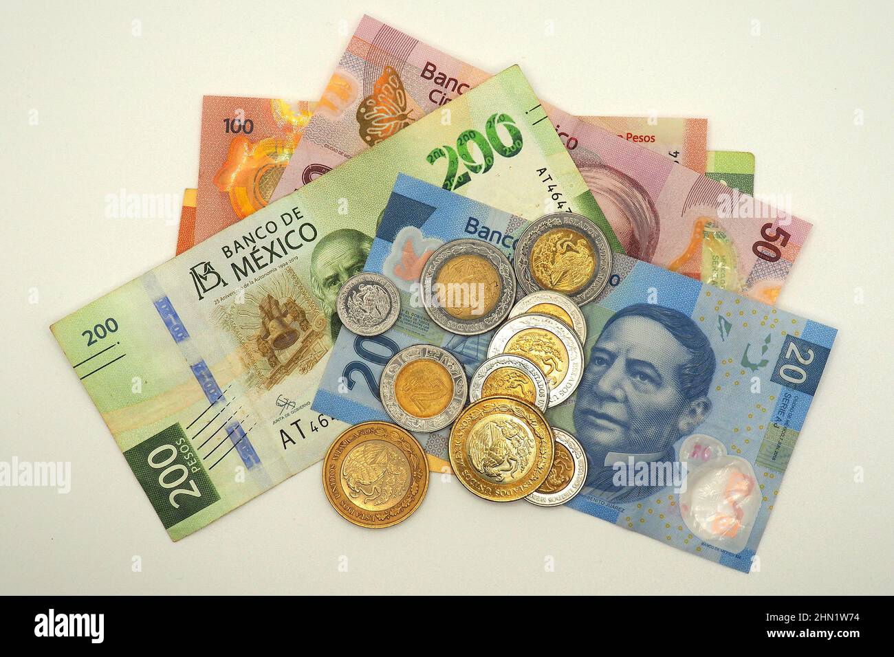 Peso mexico money hi-res stock photography and images - Alamy