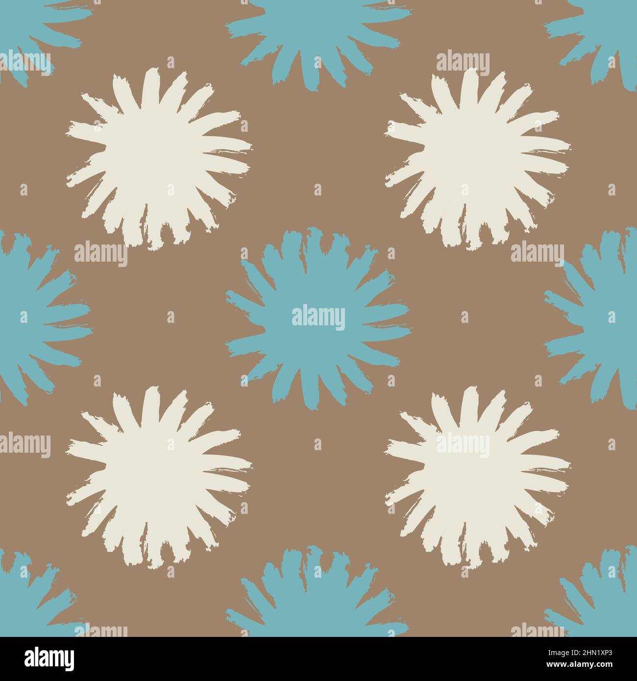 Gender neutral sunshine seamless vector background. Simple whimsical ...