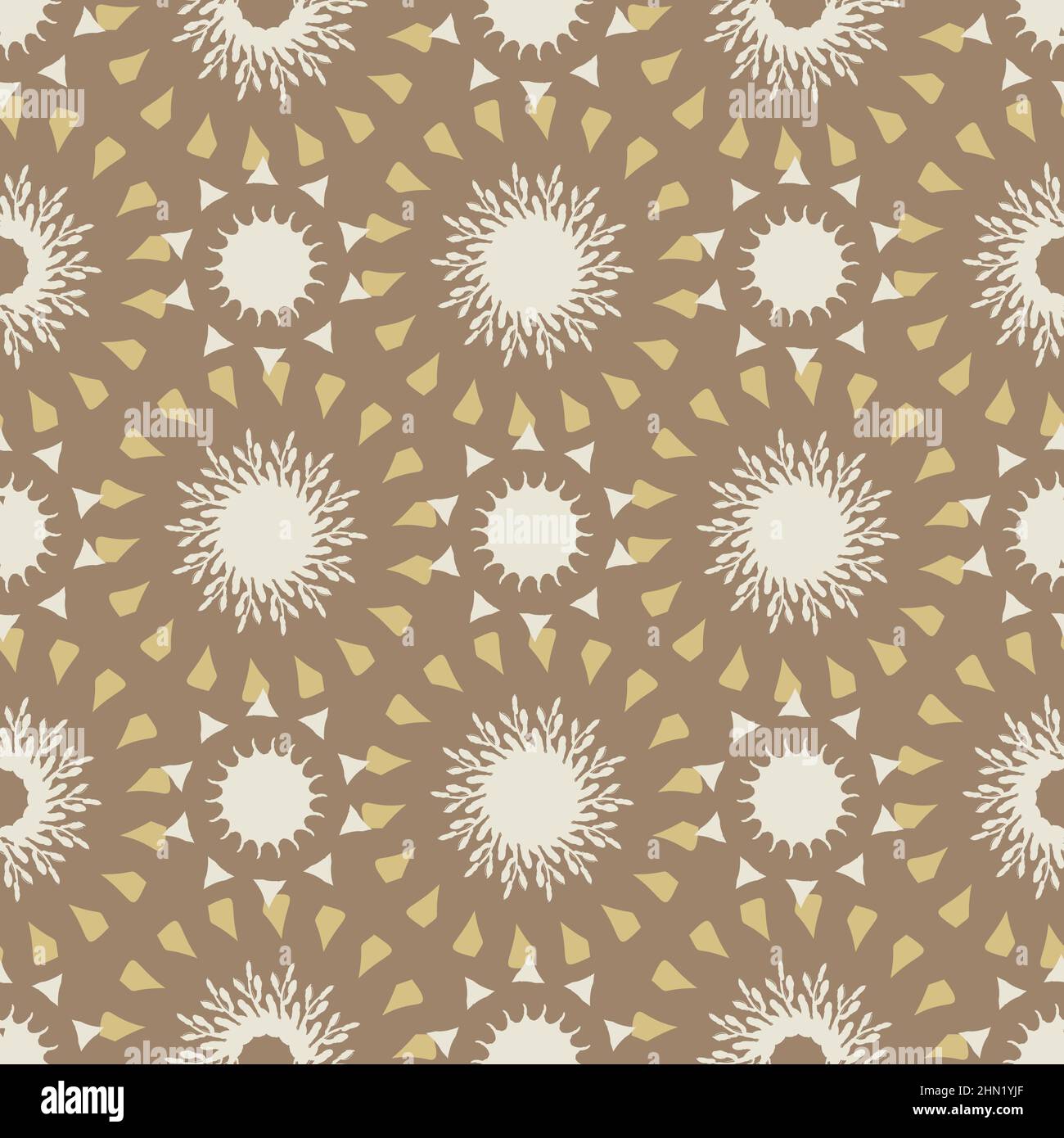 Gender neutral sunshine seamless vector background. Simple whimsical ...