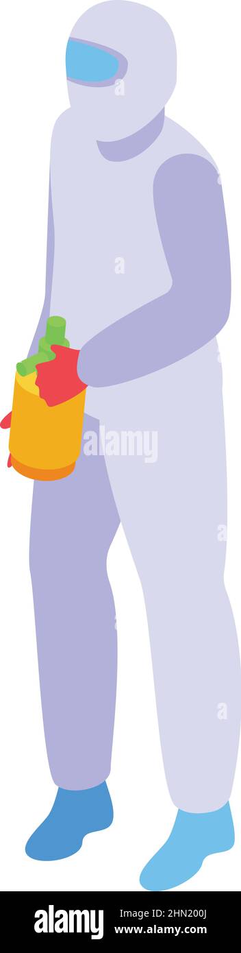 Man chemical control icon Stock Vector Images - Alamy