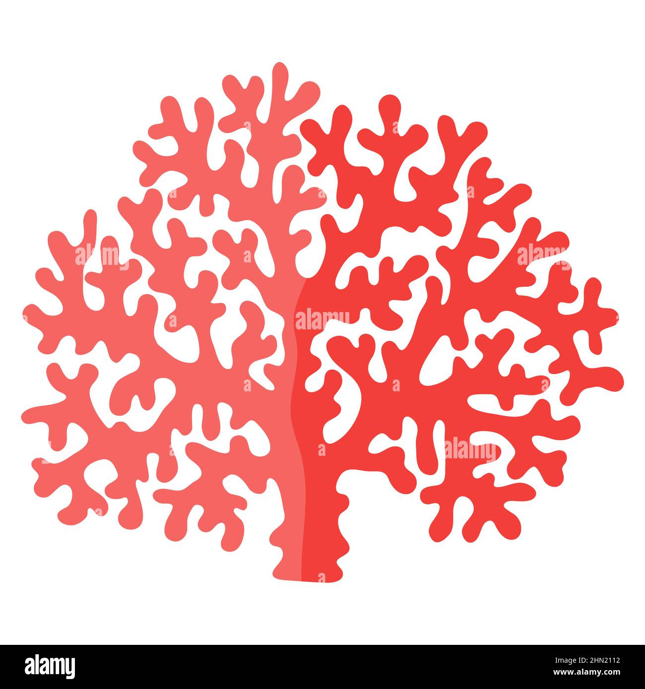 Stylized sea plant Cut Out Stock Images & Pictures - Alamy