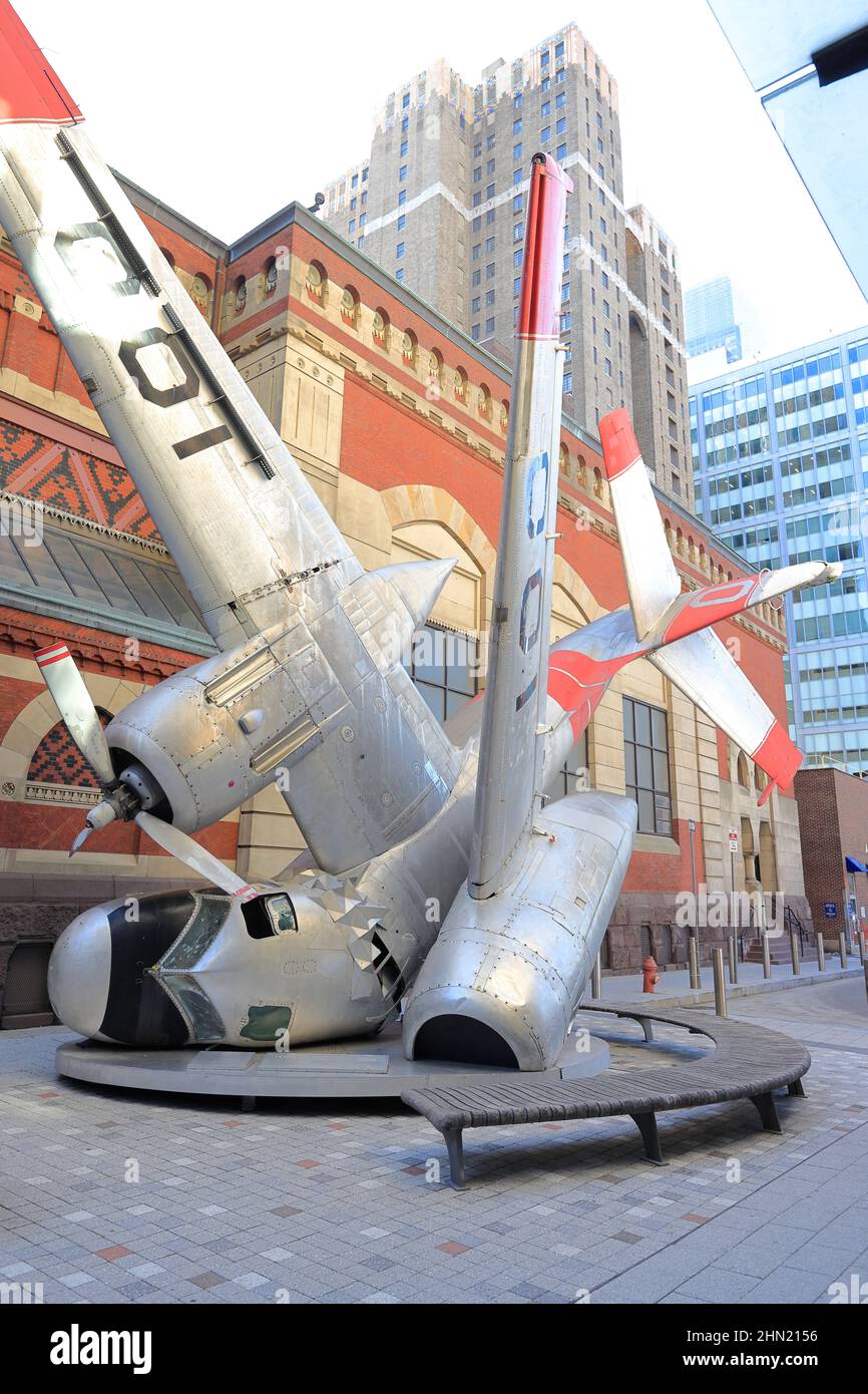 Grumman Greenhouse sculpture by Jordan Griska display at Lenfest Plaza ...