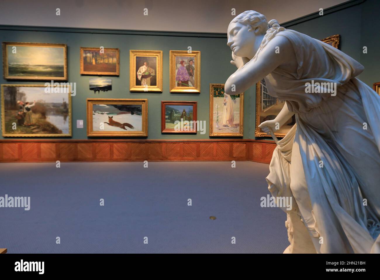 Nydia,the Blind Girl of Pompeii by American Neoclassical sculptor ...