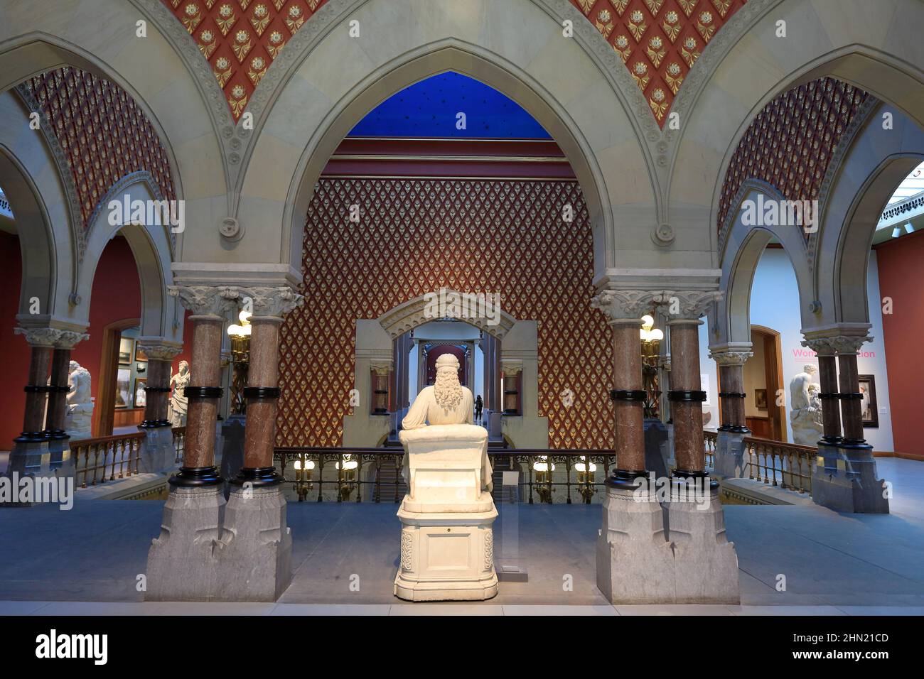 Marble sculpture of Semiramis (1873) by American artist William Wetmore ...