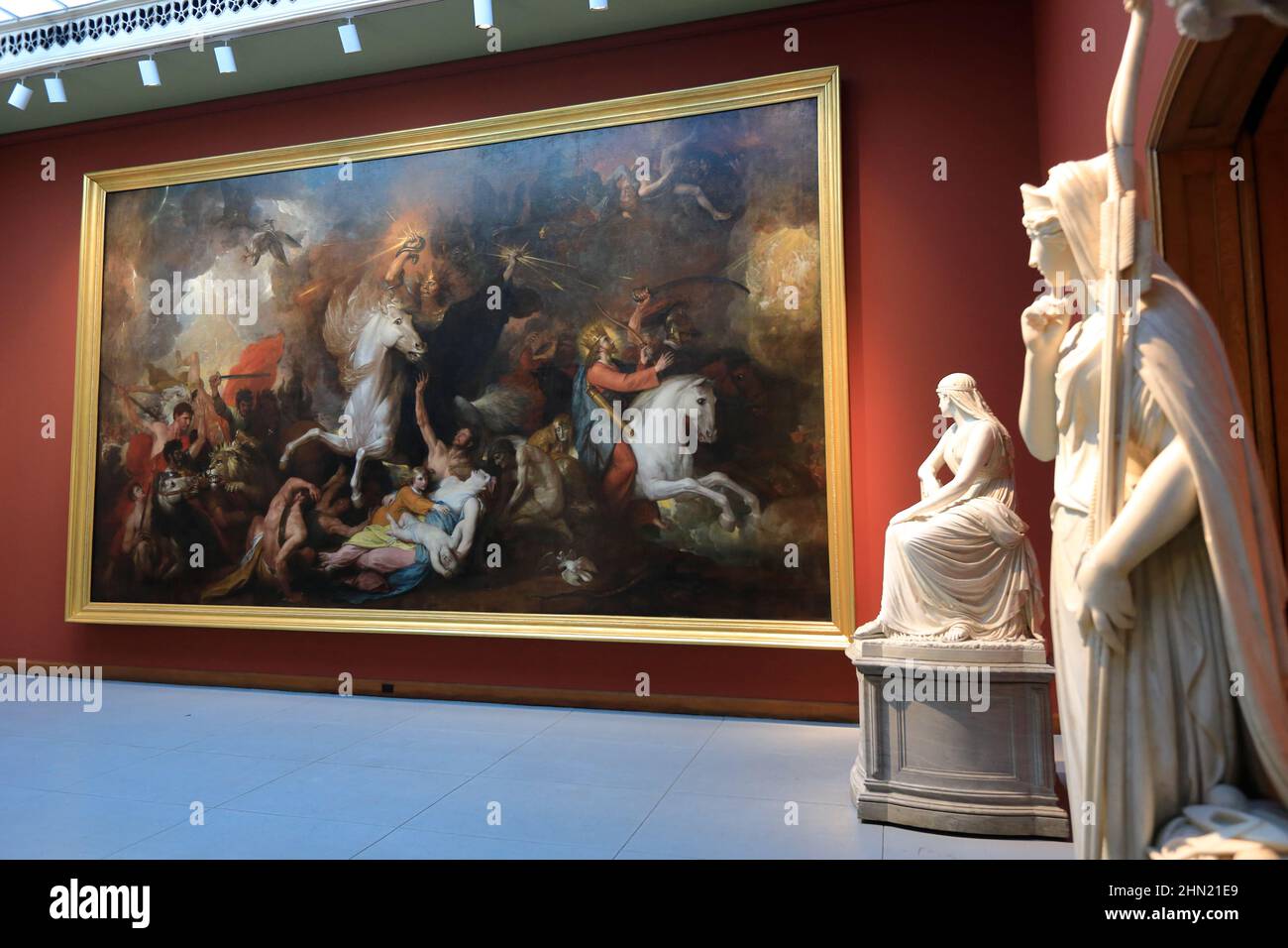 Death on the Pale Horse (1817) by American artist Benjamin West (1738 ...