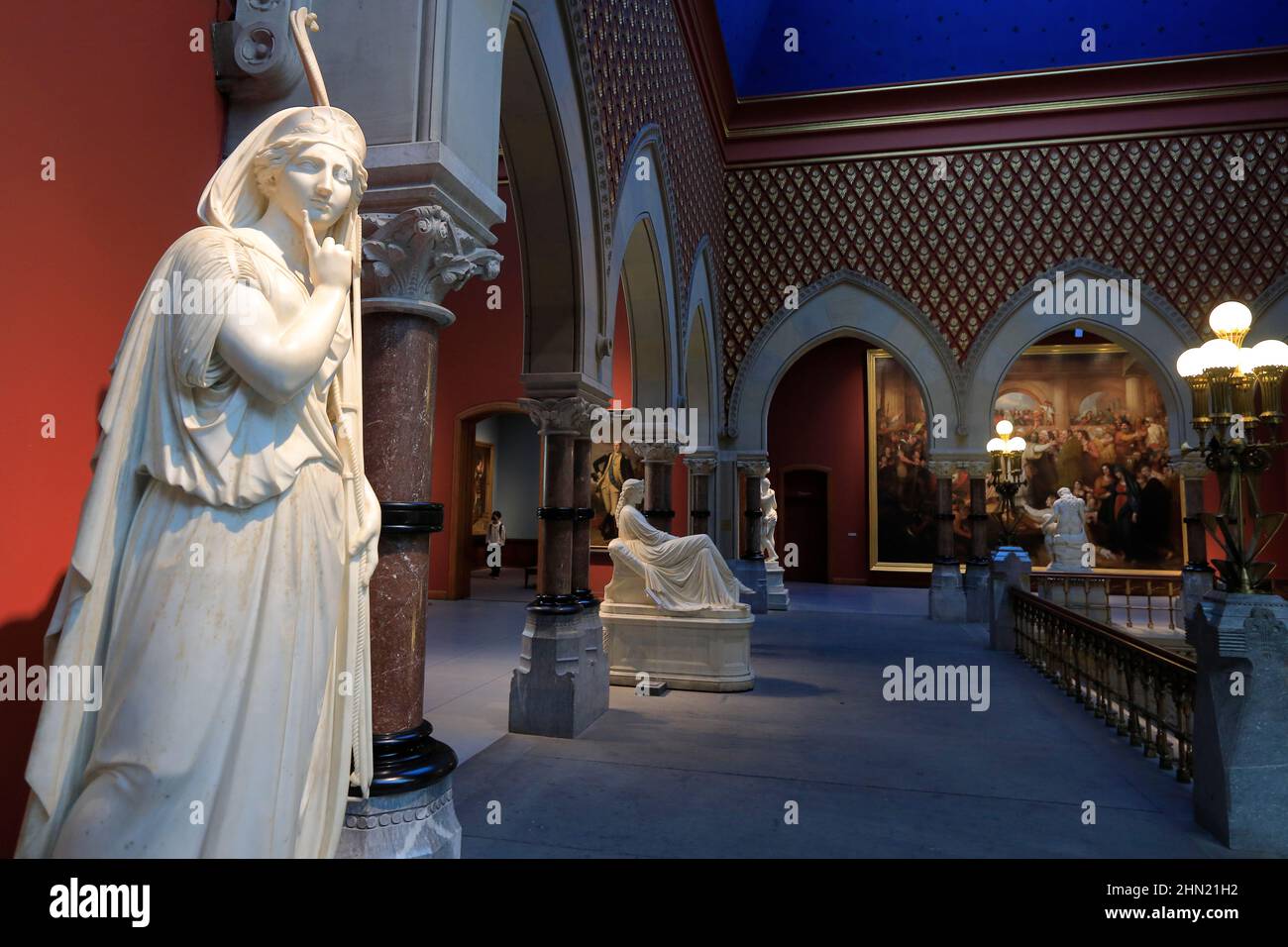 Marble sculpture Penelop 1851 by Italian Sculptor Rinaldo Rinaldi (1793 ...