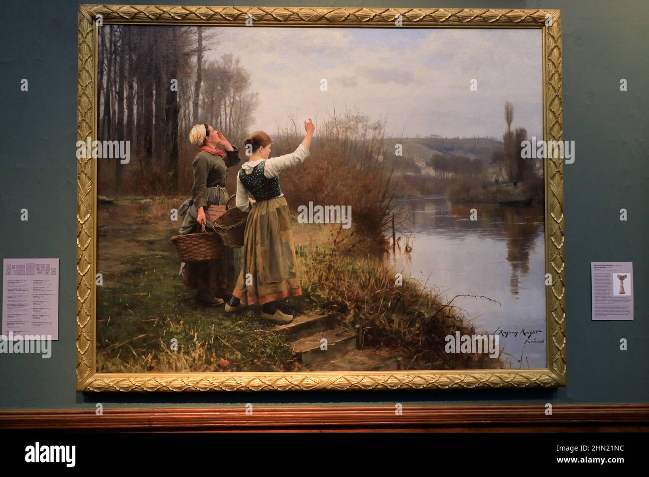 American artist daniel ridgway knight hi-res stock photography and ...
