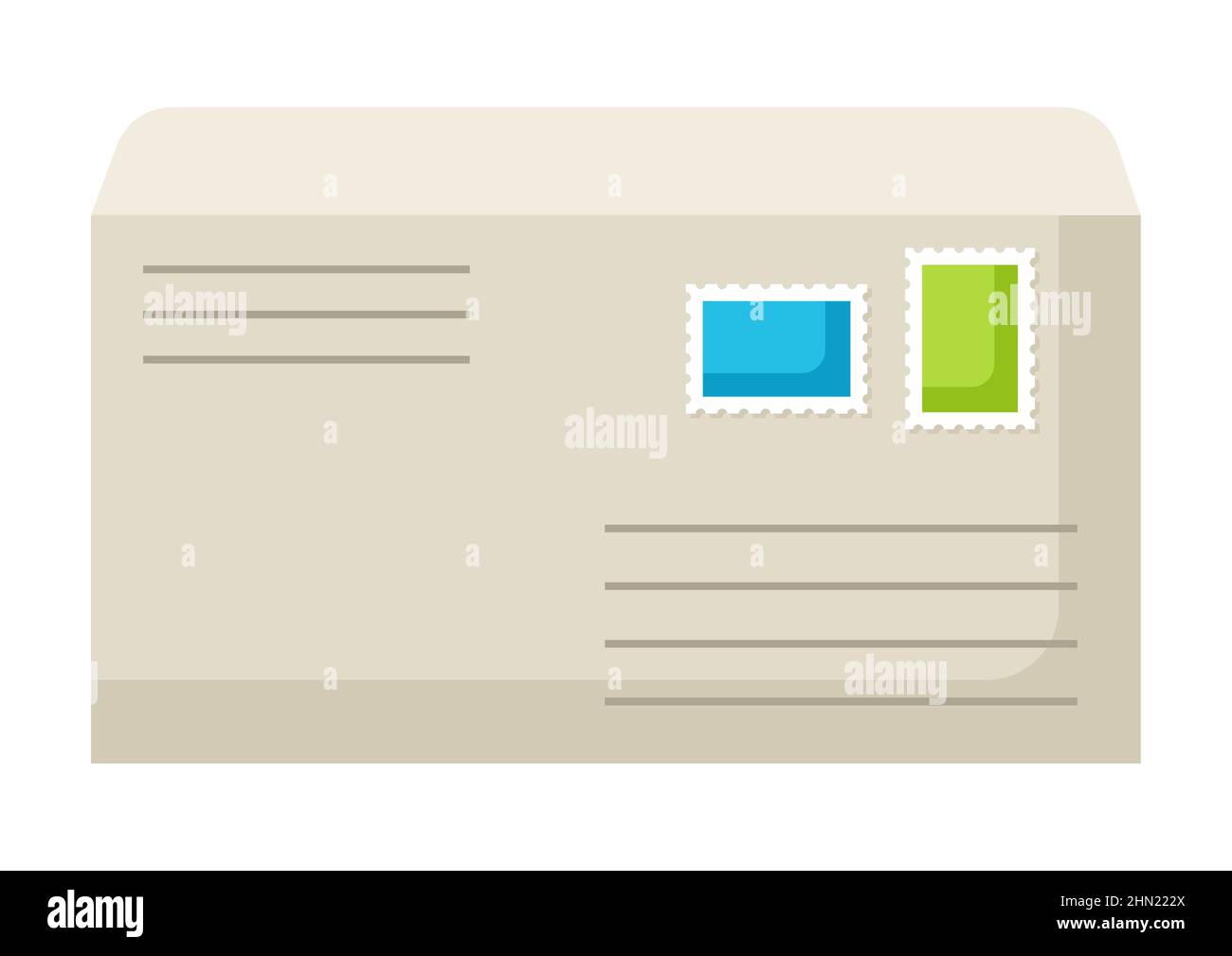 Illustration of envelope. Image for travel or trip Stock Vector Image ...