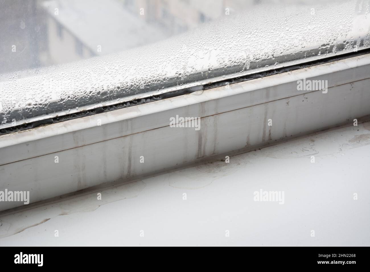 Poor quality windows. Due to poor ventilation, poor-quality ...