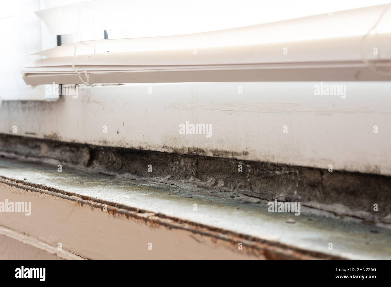 Poor quality windows. Due to poor ventilation, poor-quality ...