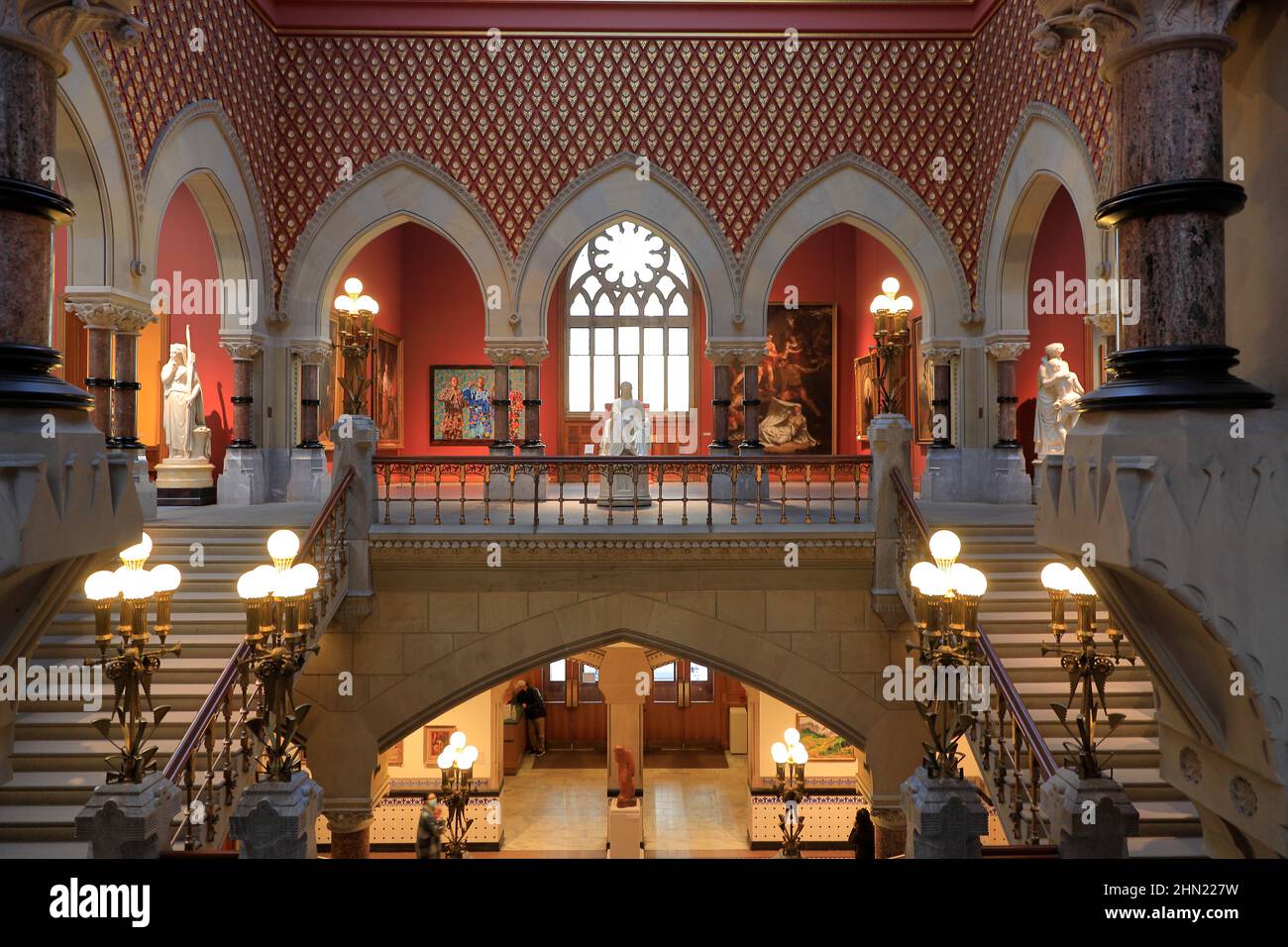 Interior view of Fumess-Hewitt Building of Pennsylvania Academy of the ...
