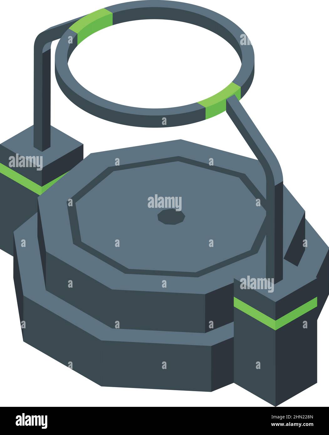 Sport vr platform icon isometric vector. Virtual reality. Education ...