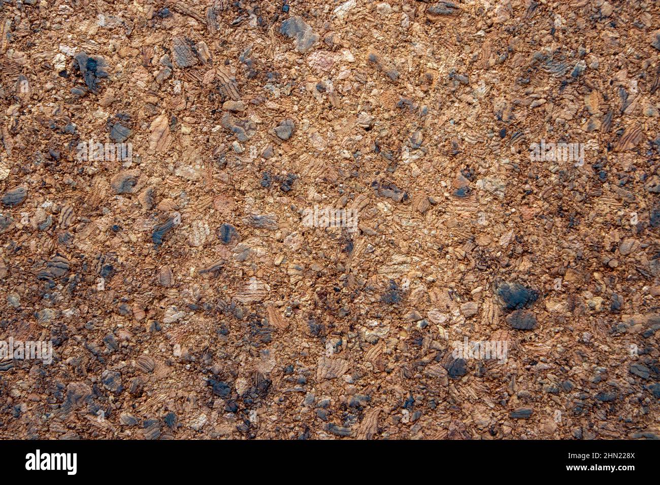 Spotted brown grunge background. Old burnt cork pan mat surface Stock ...