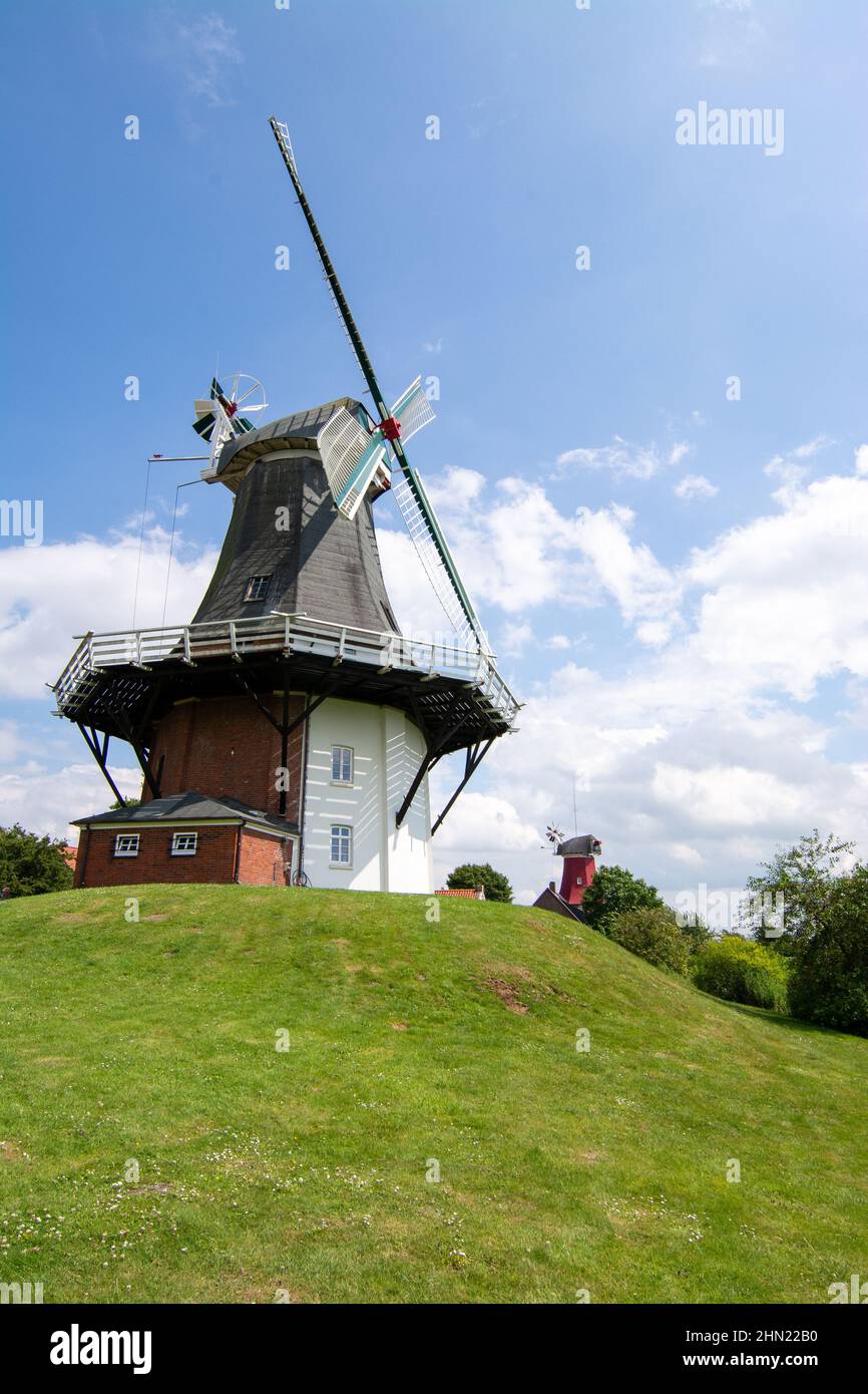 Perhaps the most famous mills in East Frisia, Lower Saxony, are the ...