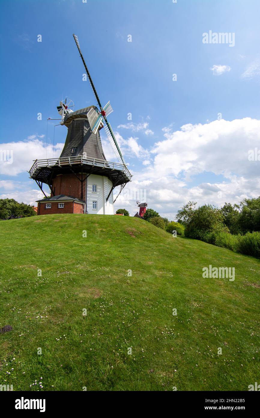 Perhaps the most famous mills in East Frisia, Lower Saxony, are the ...