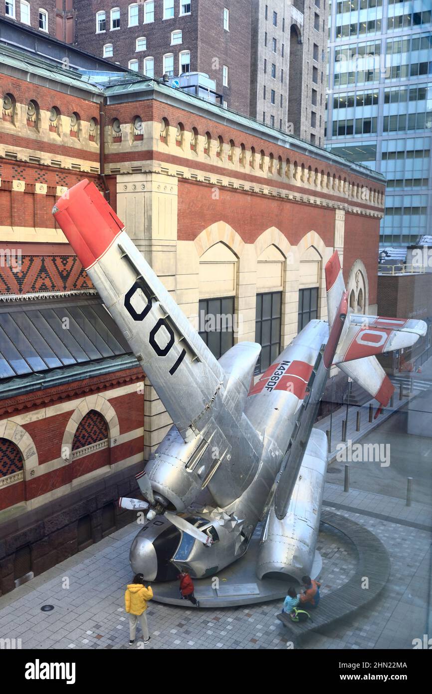 Grumman Greenhouse sculpture by Jordan Griska display at Lenfest Plaza ...