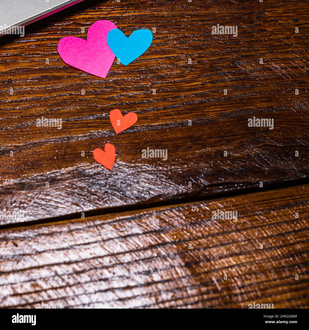 Handwritten notes on white note paper Stock Photo - Alamy