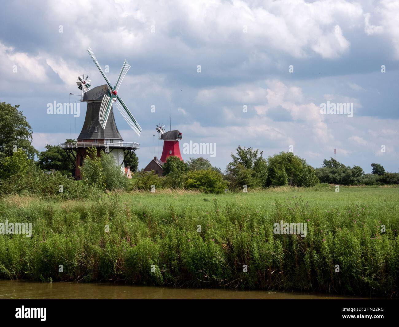 Perhaps the most famous mills in East Frisia, Lower Saxony, are the ...