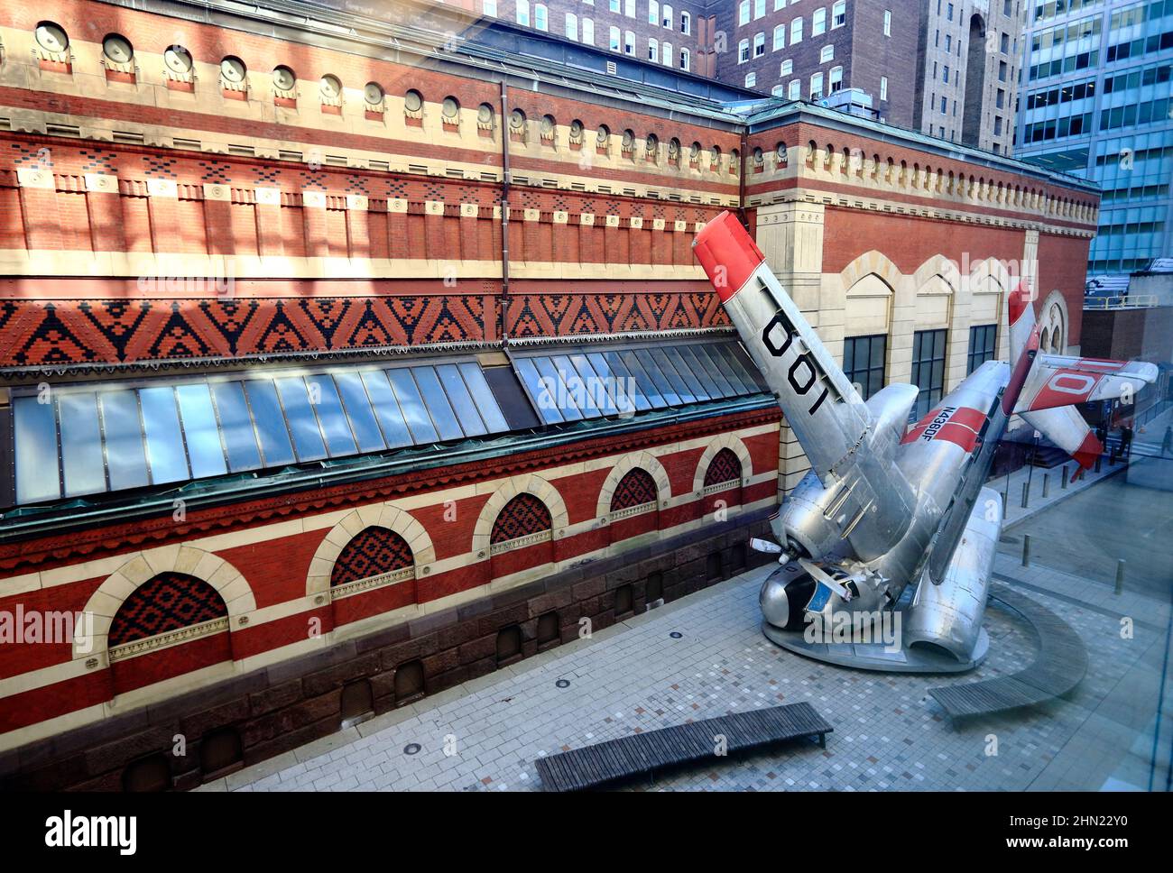 Grumman Greenhouse sculpture by Jordan Griska display at Lenfest Plaza ...