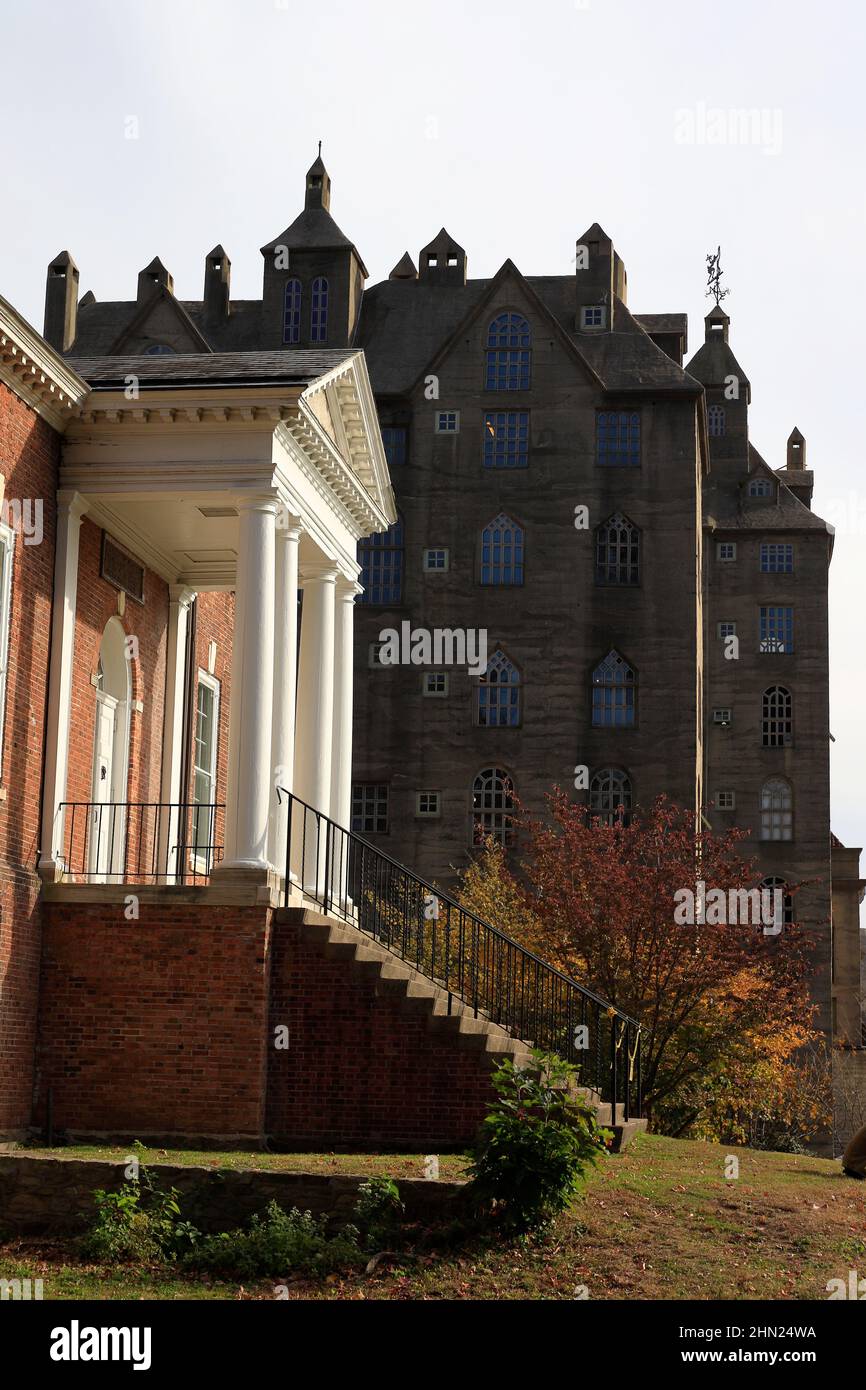 Mercer Museum and Library.Doylestown.Pennsylvania.USA Stock Photo - Alamy