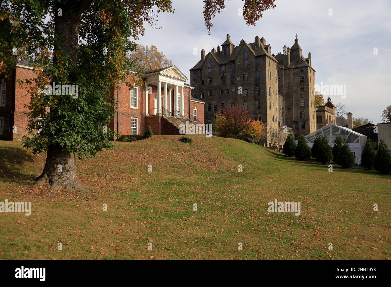 Mercer Museum and Library.Doylestown.Pennsylvania.USA Stock Photo - Alamy