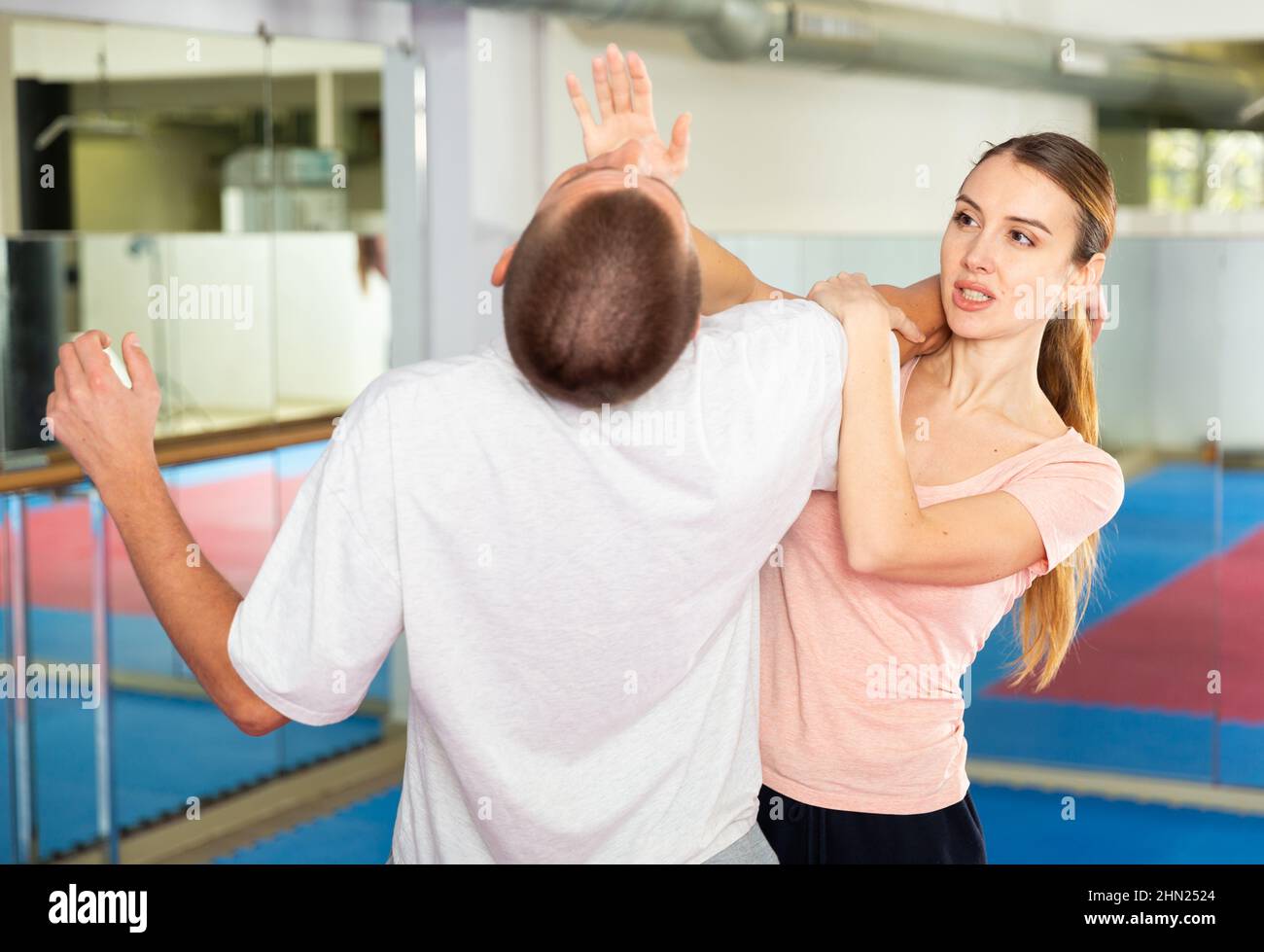Wrestling maneuvers hi-res stock photography and images - Alamy