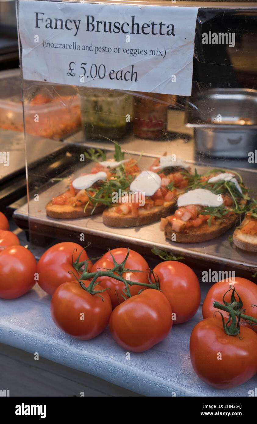 Italian street food stall outside the South Bank centre in London ...