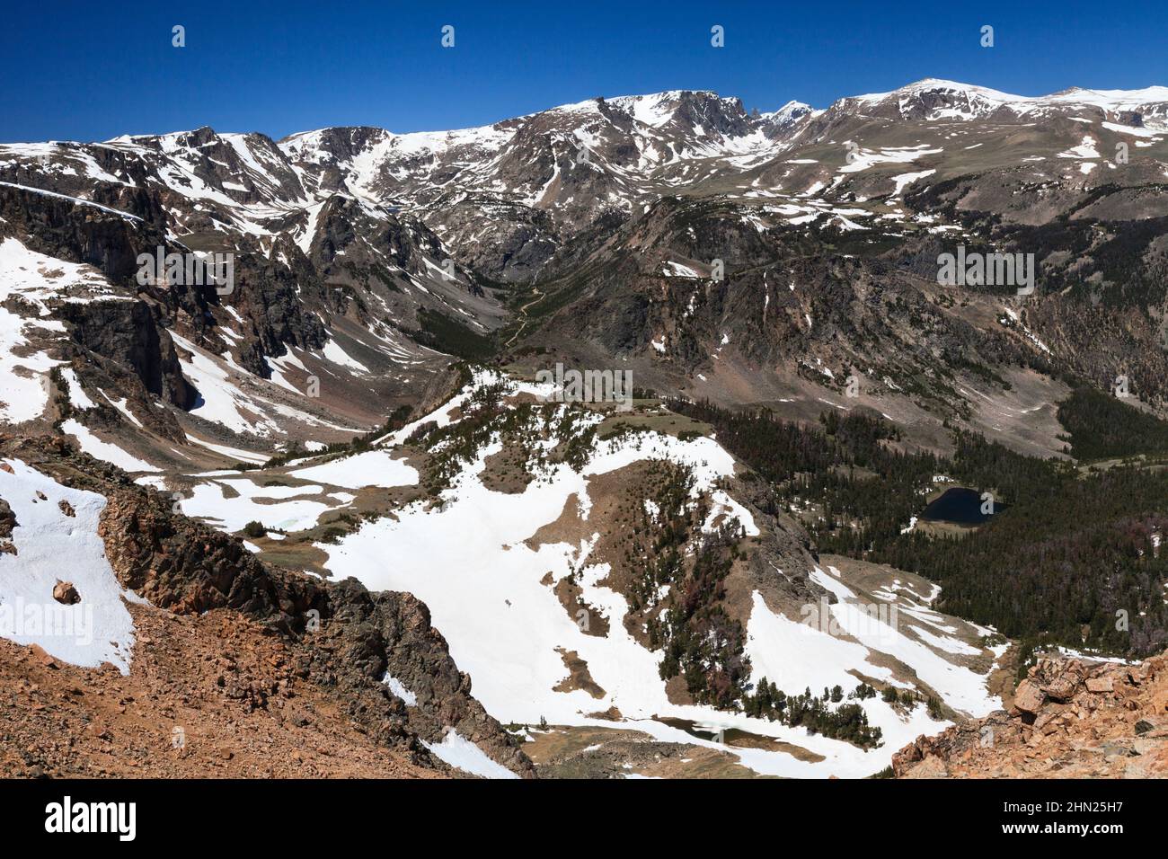 Bear's Tooth Mountain peak, taken from Gardiner Trailhead, Beartooth ...