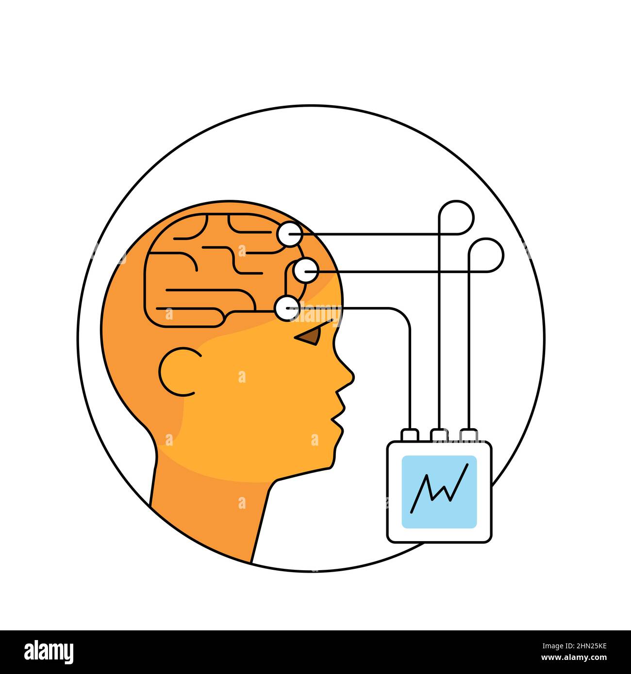 Round template medical research icon Stock Vector Image & Art - Alamy