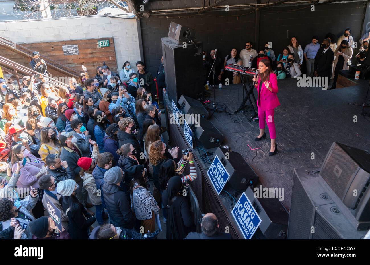 Austin, Texas USA, 13th Feb, 2022. U.S. Representative ALEXANDRIA ...