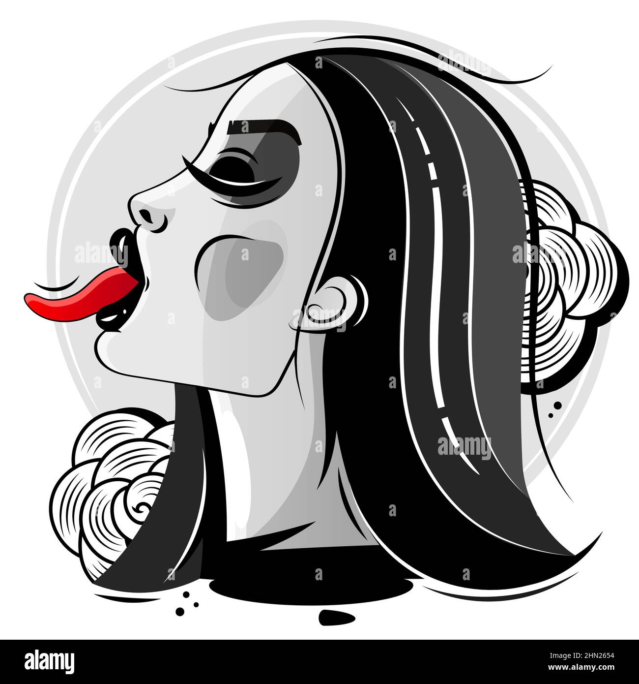 Vampire Profile Silhouette