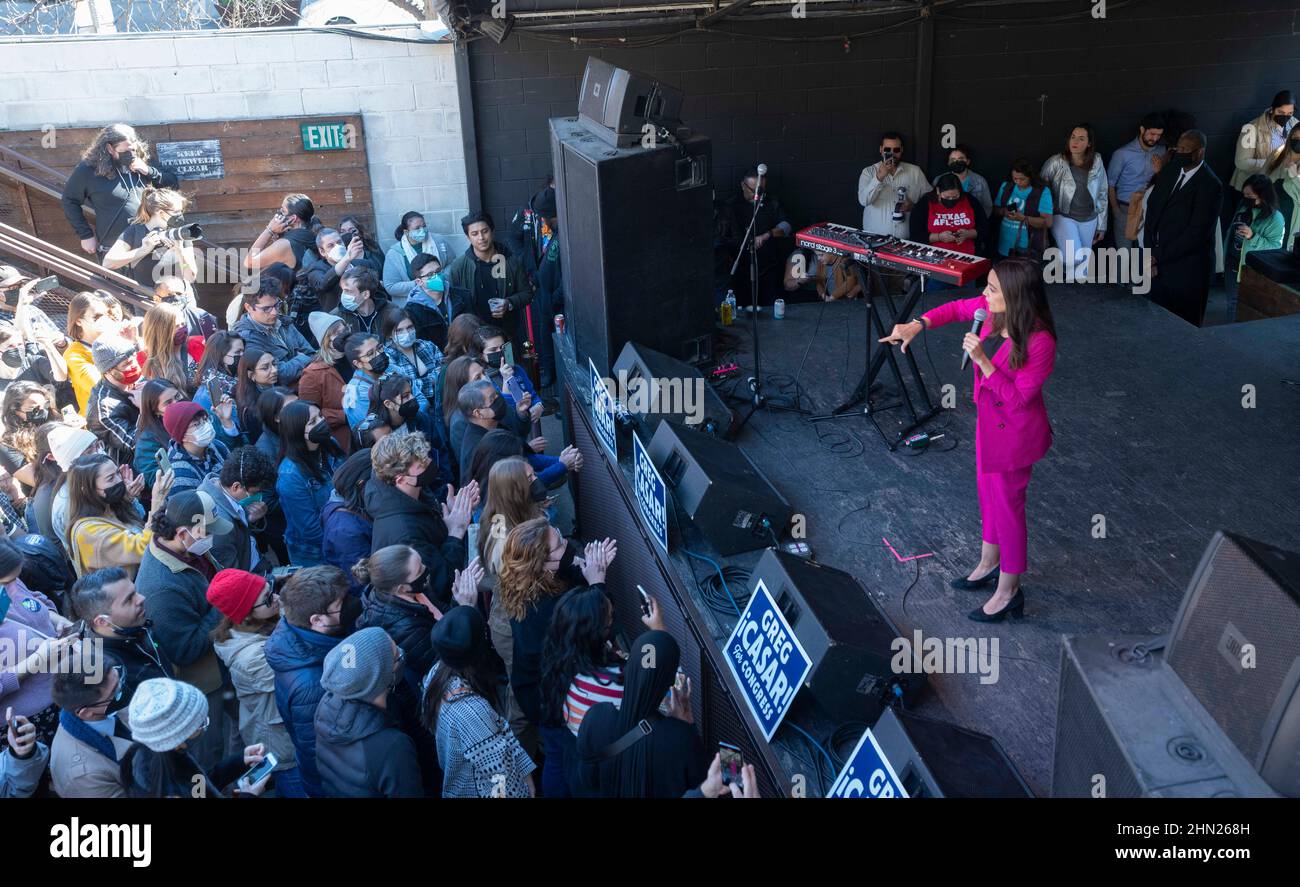 Aoc speaking at a rally hi-res stock photography and images - Alamy