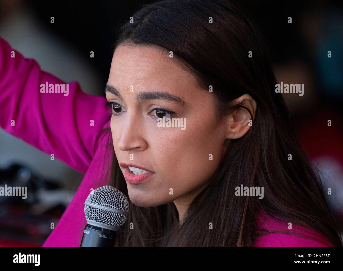 Austin, Texas USA, 13th Feb, 2022. U.S. Representative ALEXANDRIA ...