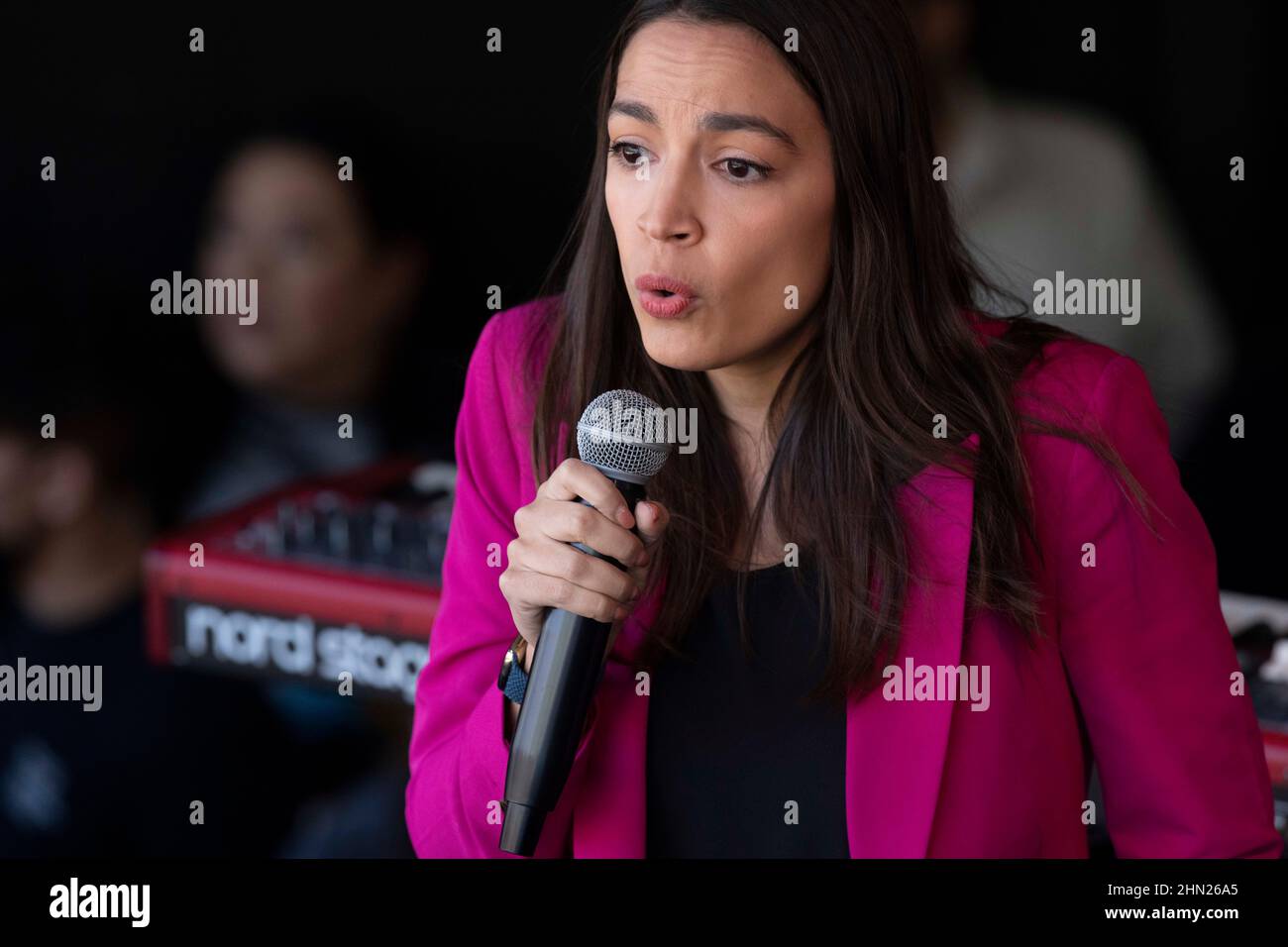 Austin, Texas USA, 13th Feb, 2022. U.S. Representative ALEXANDRIA ...