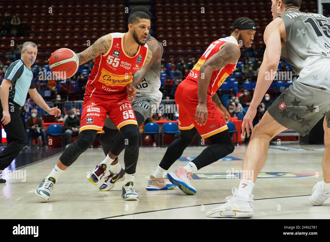 Mediolanum Forum, Milan, Italy, February 13, 2022, Tyler Larson ...