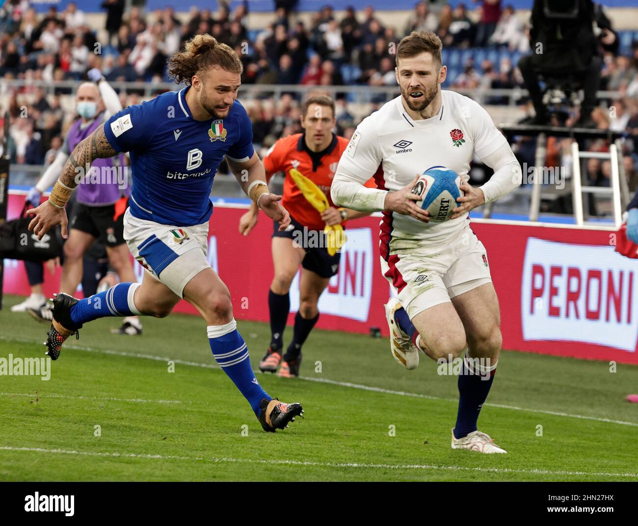 Stadio Olimpico, Rome, Italy. 13th Feb, 2022. 6-Nations International ...