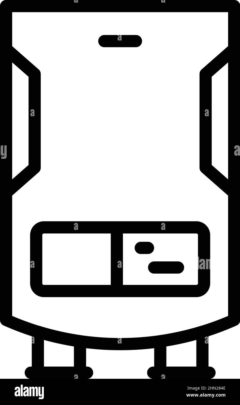 Bathroom water tank and heater Black and White Stock Photos & Images ...