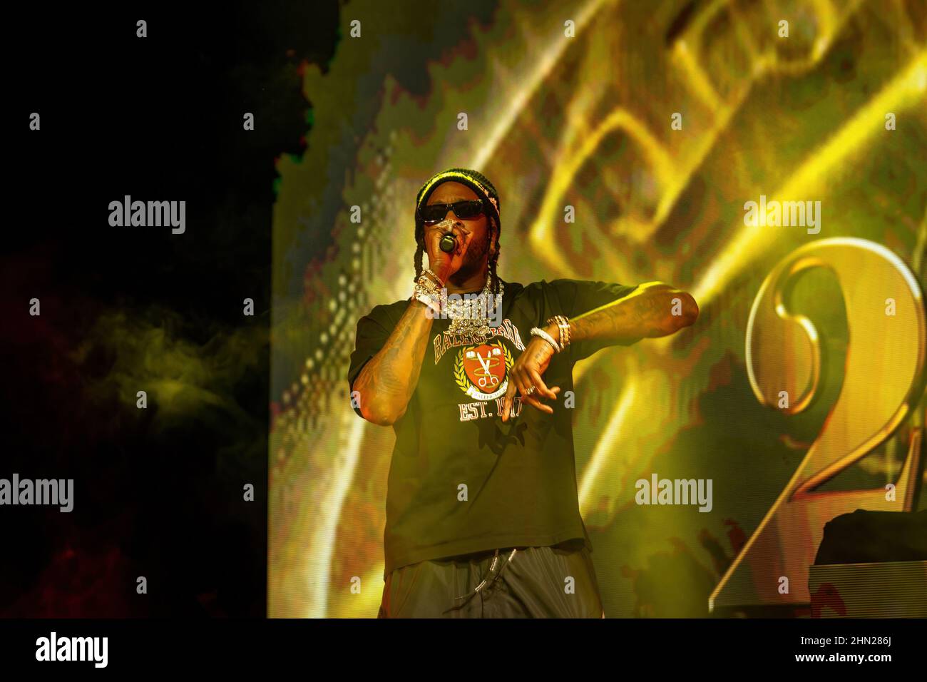 2 Chainz is an American rapper, during 2022 Legendz of the Streetz ...