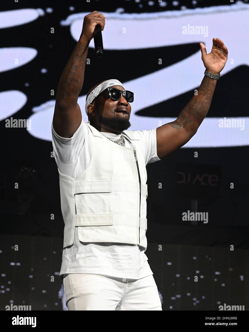 Sunrise FL, USA. 12th Feb, 2022. Jeezy performs during the Legendz of ...