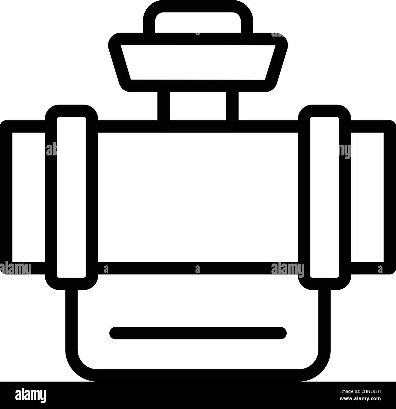 Pipe hose system icon outline vector. Water drip. Automatic garden ...