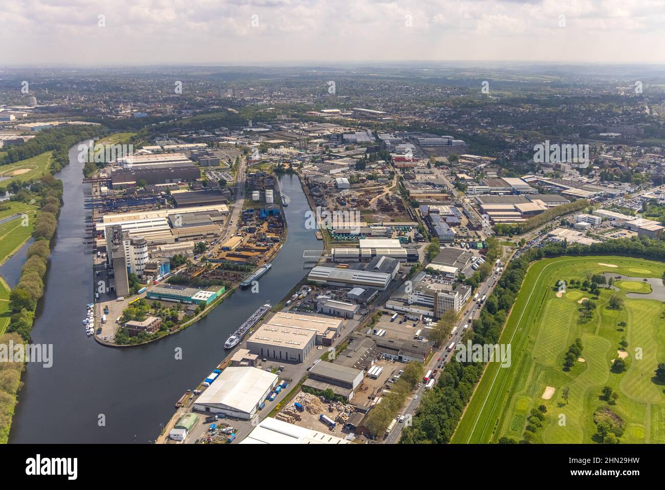 Rhine ruhr port mulheim hi-res stock photography and images - Alamy
