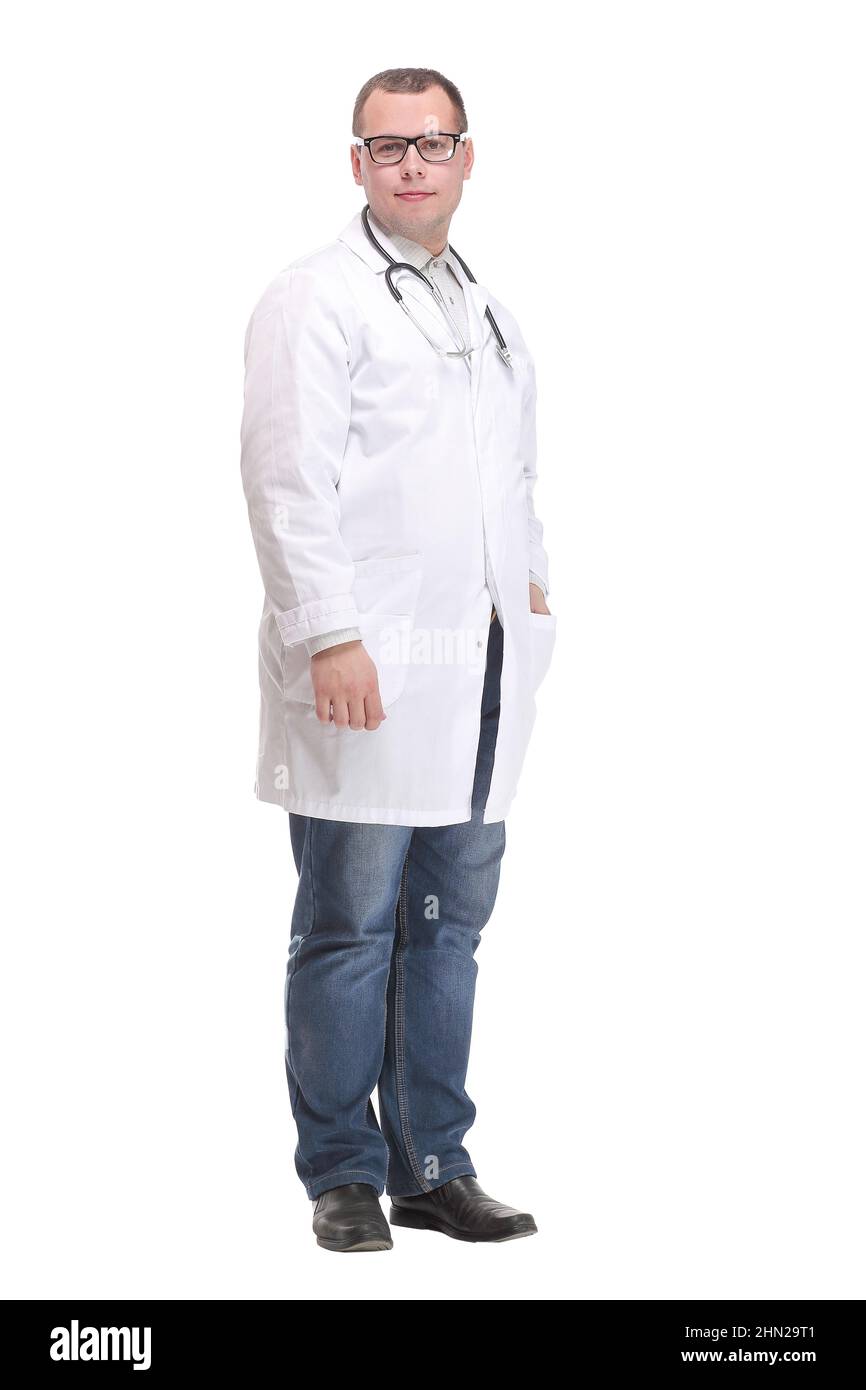 Man doctor middle age hoary Cut Out Stock Images & Pictures - Alamy