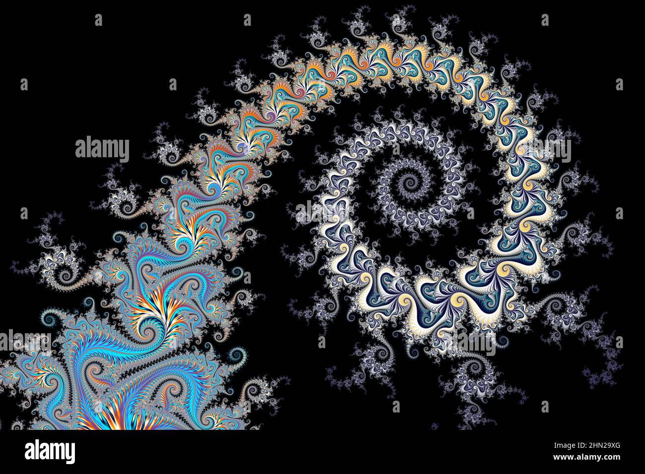 Beautiful zoom into the infinite mathematical mandelbrot set fractal ...