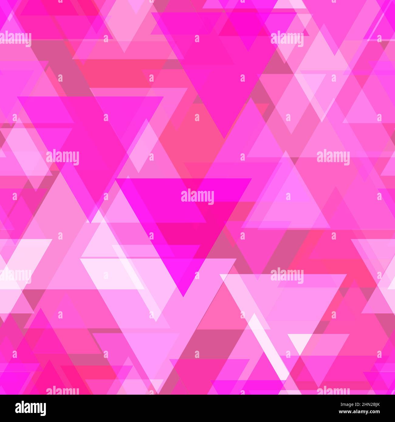 Abstract seamless pattern of colorful equilateral triangles. Geometric ...