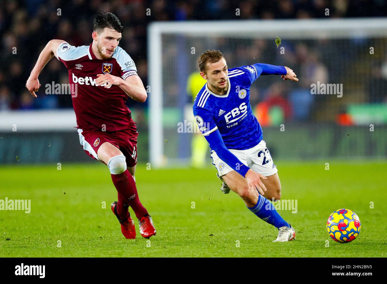 Leicester, UK. 13th February 2022 ; The King Power Stadium, Leicester ...