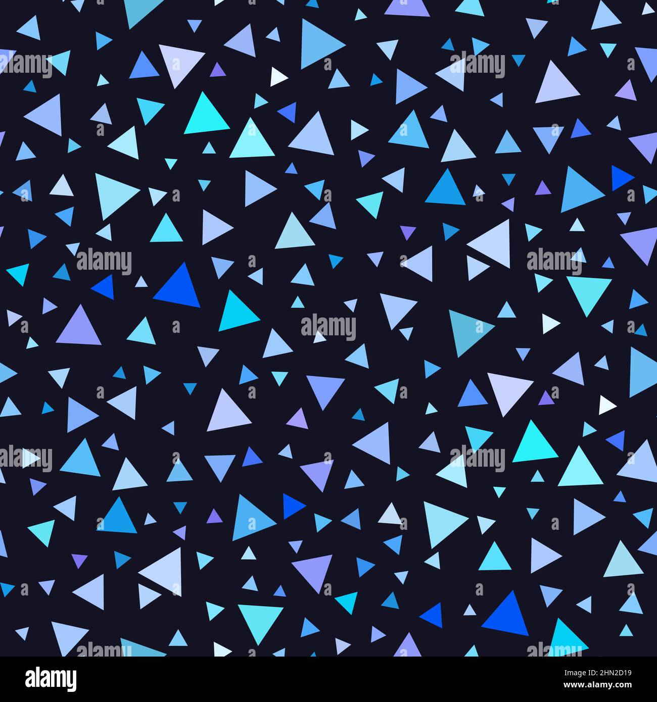 Abstract seamless pattern of bright equilateral triangles randomly ...